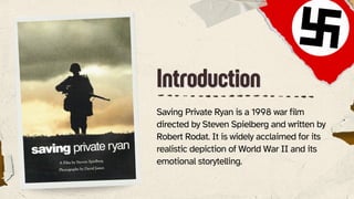 Saving private ryan Synthesis, A power point presentation summarizing the master piece | PDF