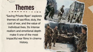 Saving private ryan Synthesis, A power point presentation summarizing the master piece | PDF