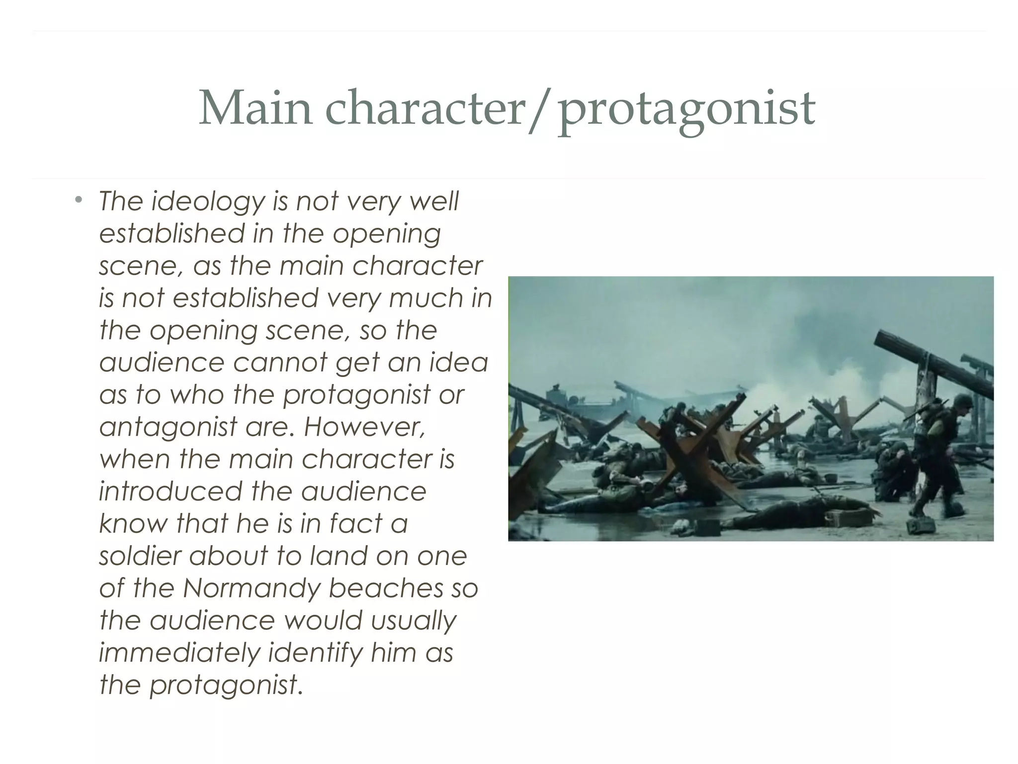 Saving private ryan opening sequence analysis | PPT