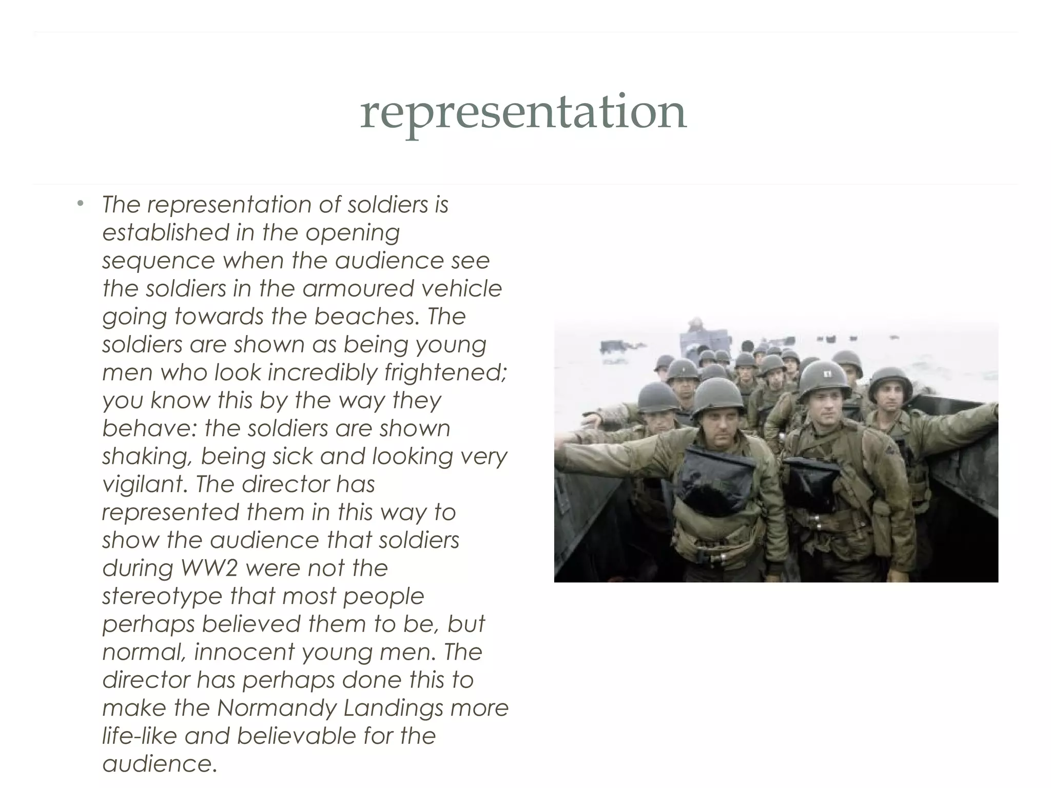 Saving private ryan opening sequence analysis | PPT