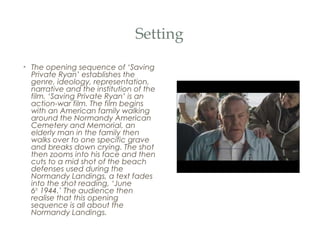 Saving private ryan opening sequence analysis | PPT