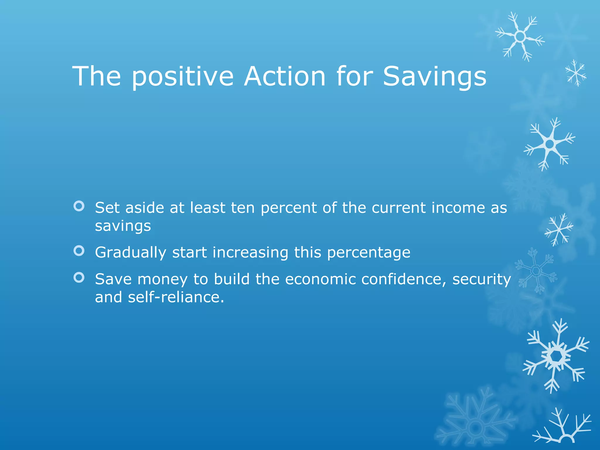 Savings | PPT