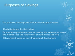 Savings | PPT