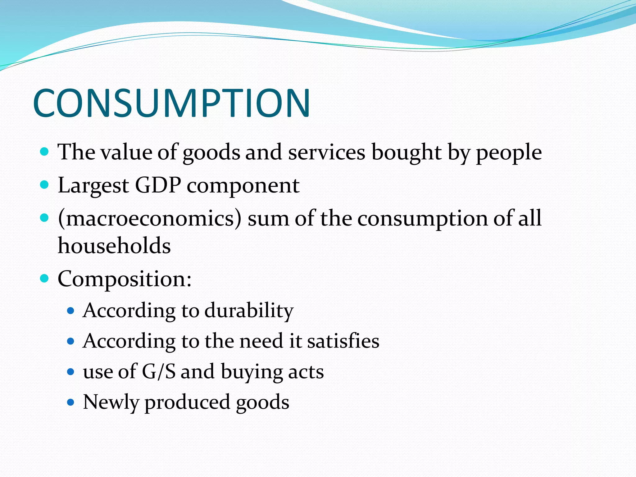 Savings and Consumption | PPTX