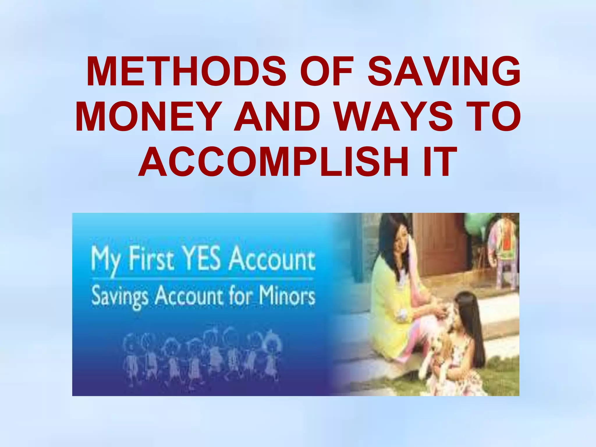 Importance of Saving | PPTX