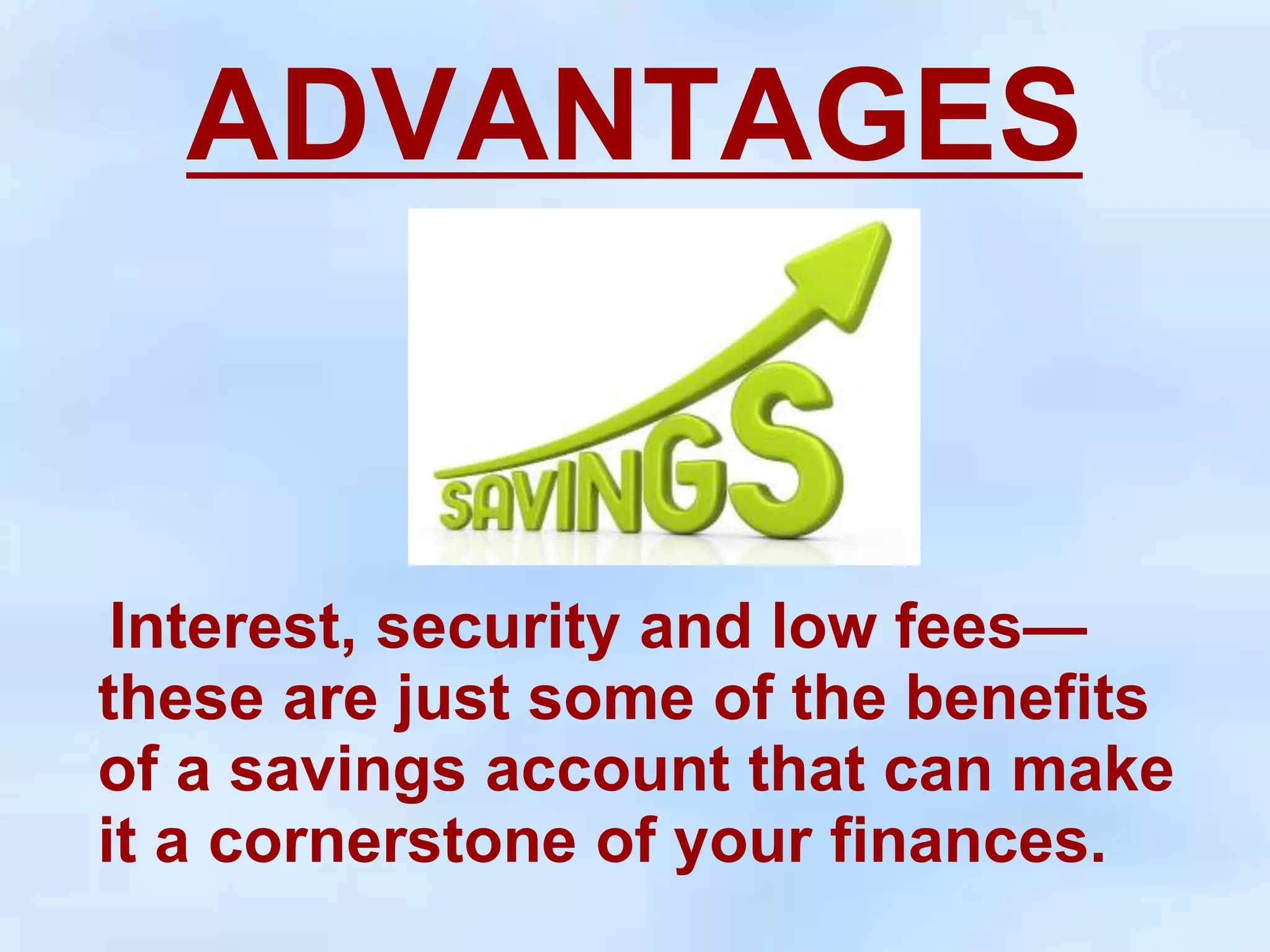 Importance of Saving | PPTX
