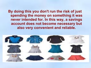 Importance of Saving | PPTX