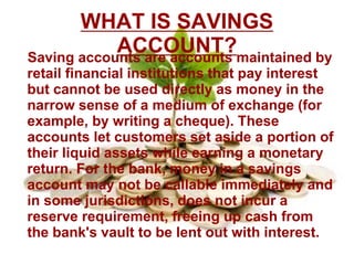 Importance of Saving | PPTX