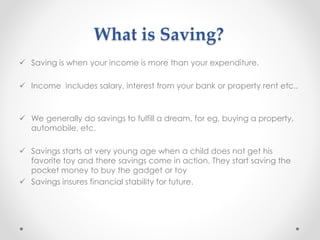 Savings vs investment | PPT
