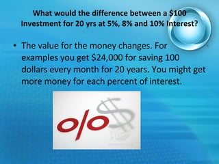 Savings And Investment Strategies | PPT