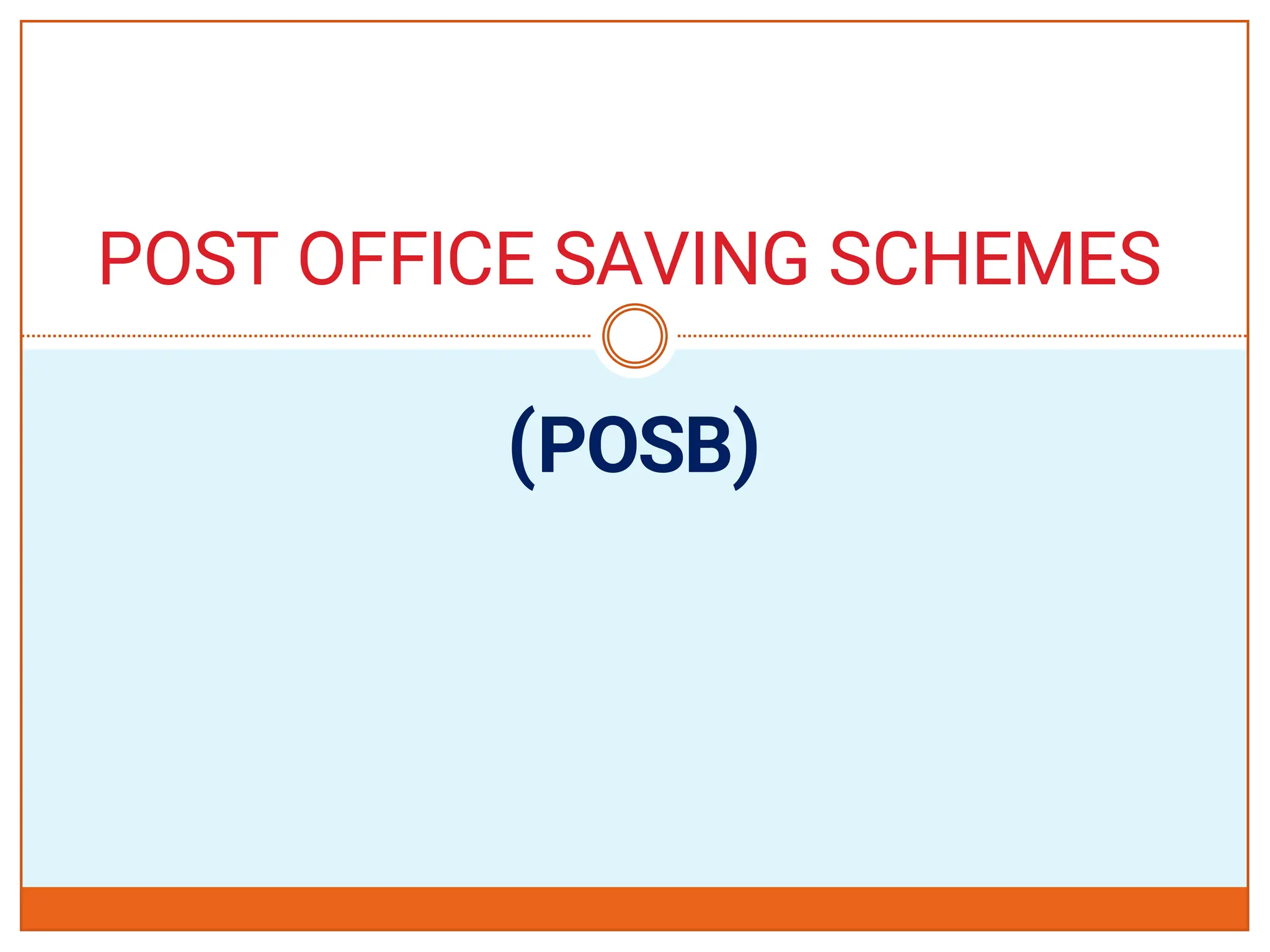 Postal of india Saving scheme of india.pdf