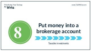 The Savings Hierarchy: How To Prioritize Your Savings