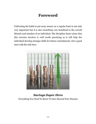Savings super hero | PDF