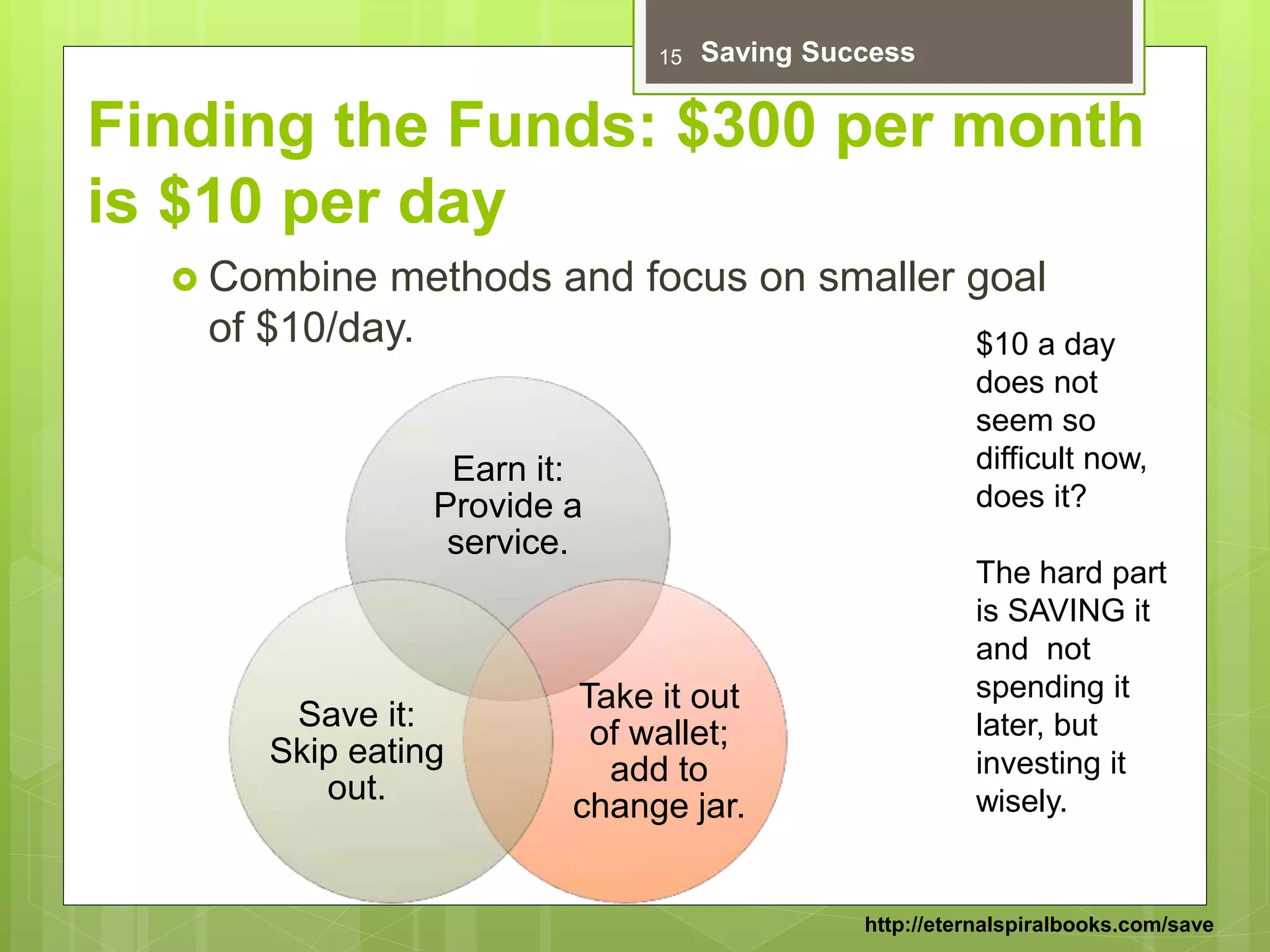 Saving Success Part 1 | PPT