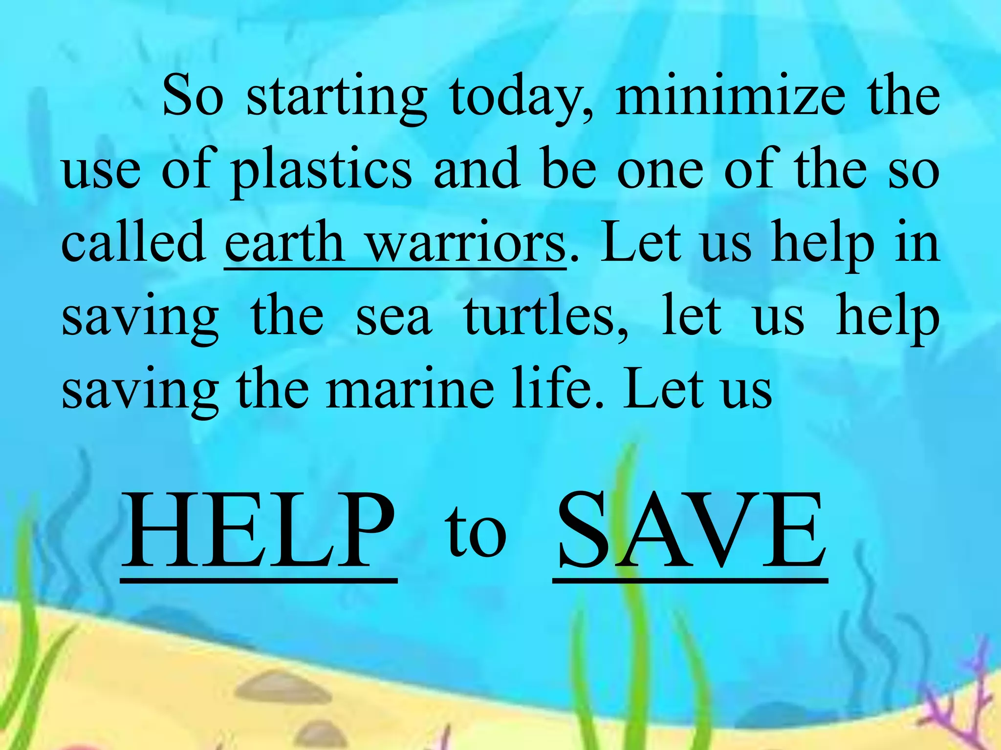 Saving The Turtles Presentation 11 ABM 1 (S.Y. 2019-2020) | PPTX