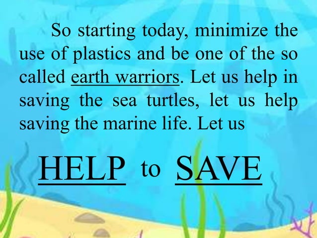 Saving The Turtles Presentation 11 ABM 1 (S.Y. 2019-2020) | PPTX