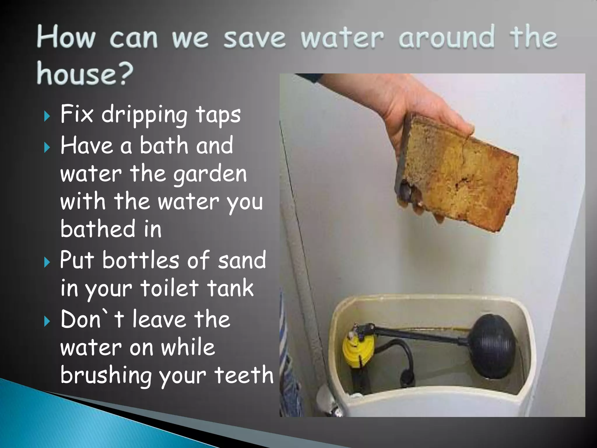 Saving water presentation | PPTX