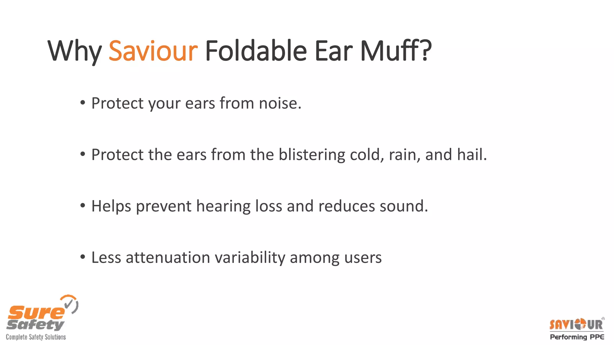 Foldable Ear Muff of Saviour | PPTX