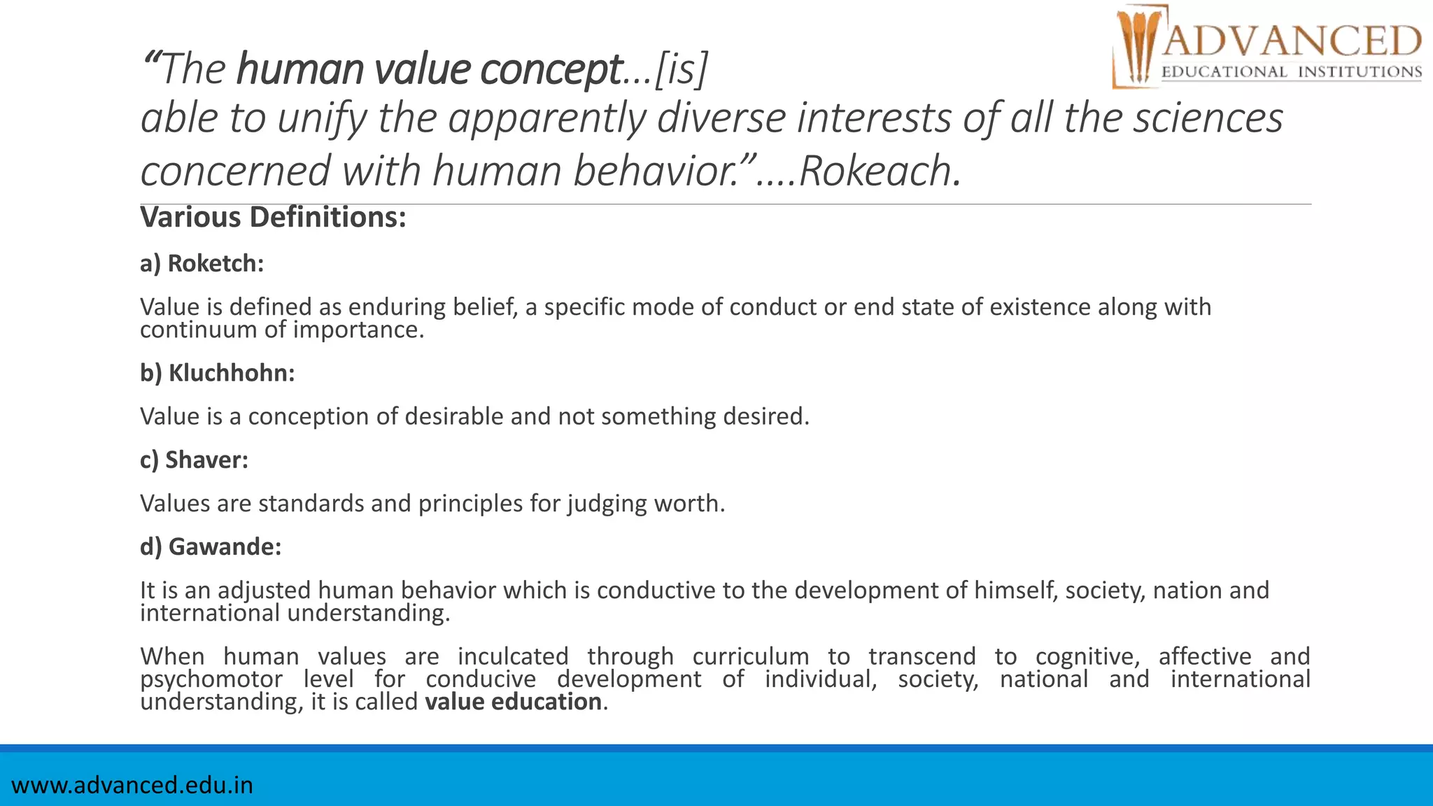 Human Values & Value Education | PPTX