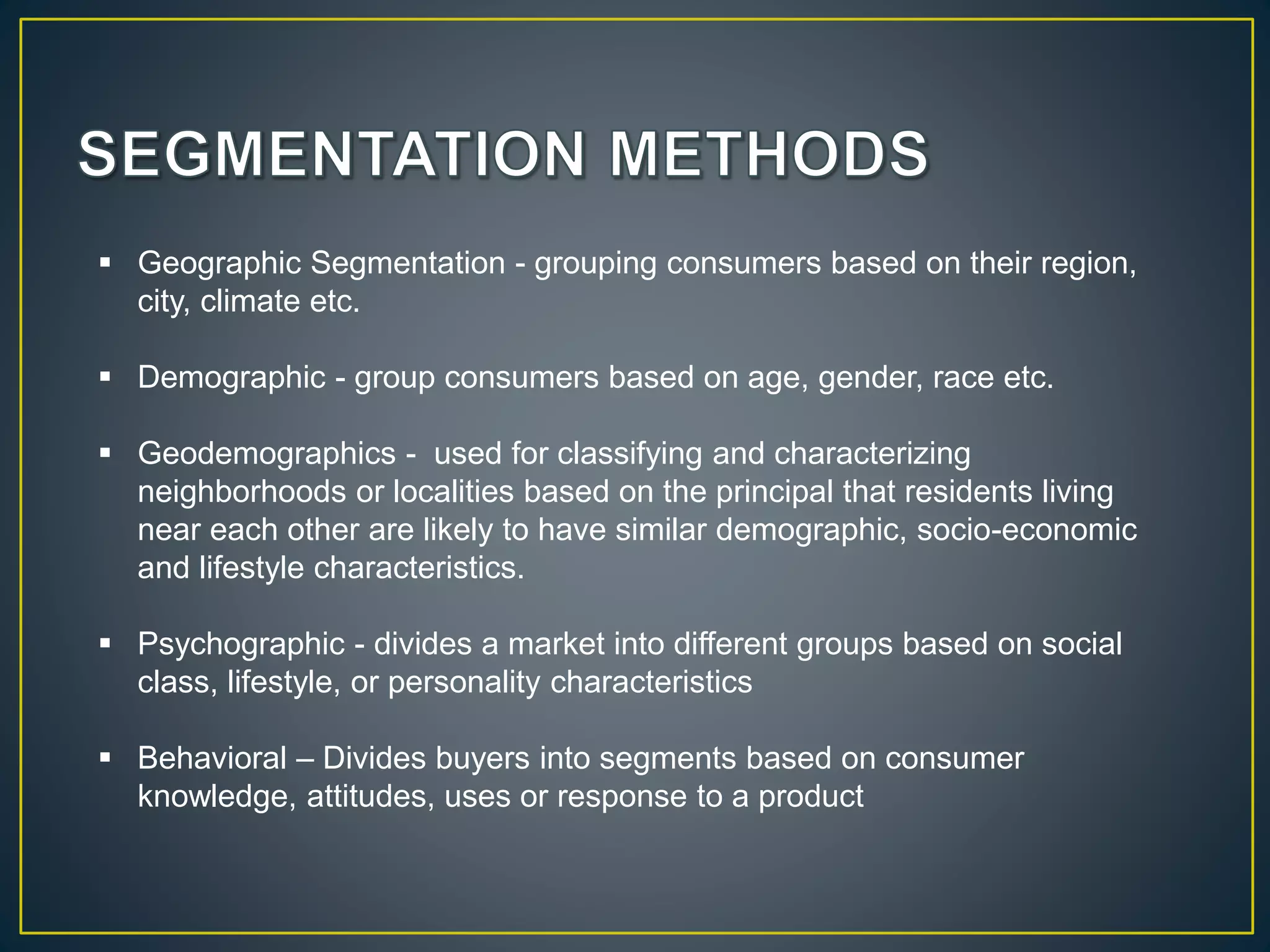 STP: segmentation, targeting and positioning | PPTX