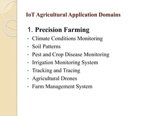 Iot transforming the future of agriculture | PPTX