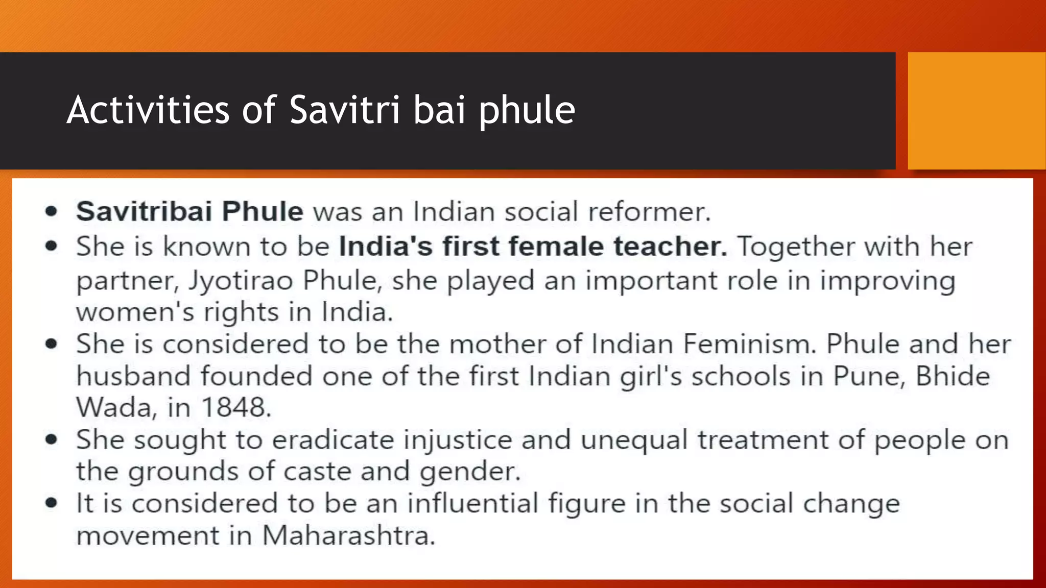 Savitribai Phule | PPTX