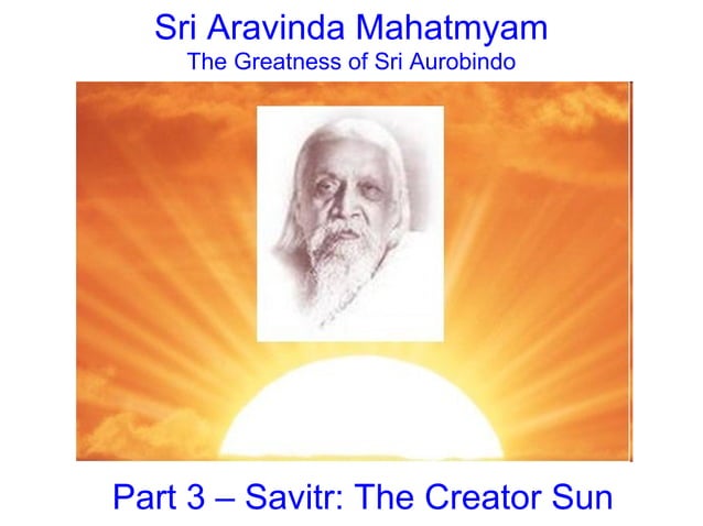 Savitr the Creator Sun | PPT | Hinduism | Religion & Spirituality