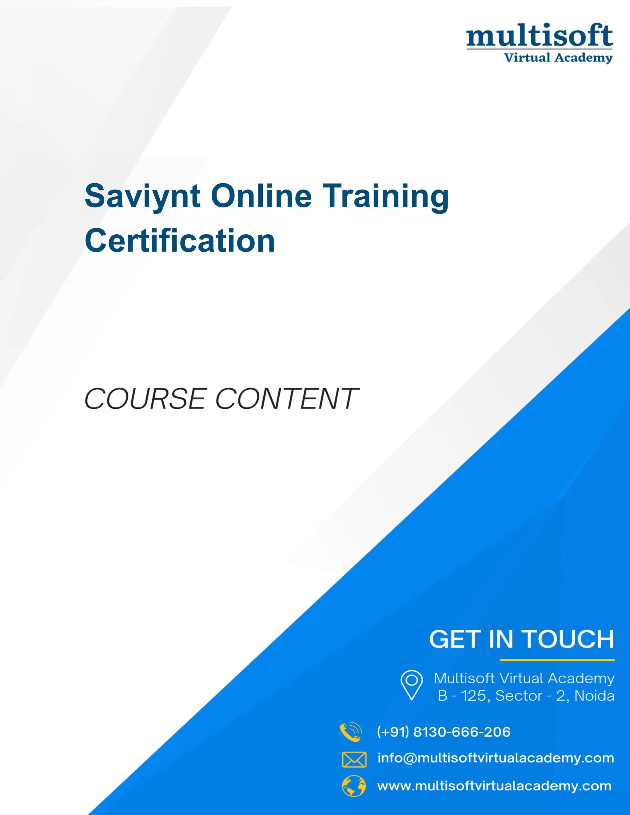 Saviynt Online Training Certification Pdf