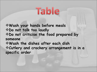 Polish savoir vivre - basic rules | PPT