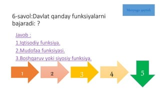 Savol javob | PPT