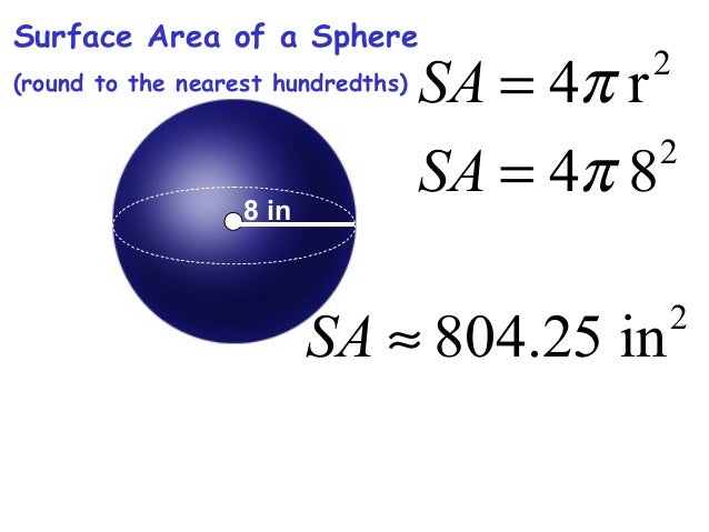Sa volume spheres