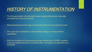 Instrumetation | PPTX