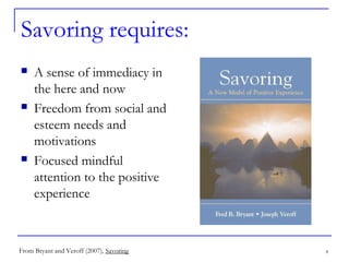 Savoring-HP Session | PPT