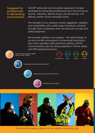 Savox products fire-rescue_web | PDF