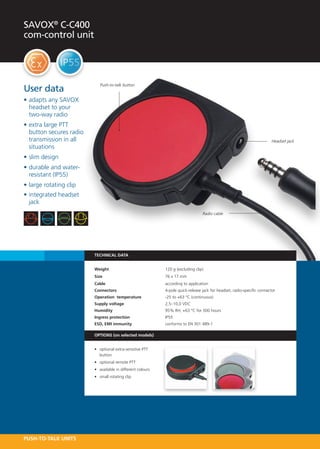 Savox products fire-rescue_web | PDF