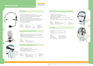 Savox products police-security | PDF