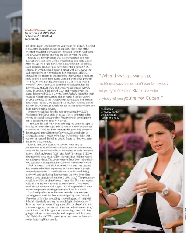 Soledad O'Brien Cover Story - Savoy Magazine by Edward Cates | PDF