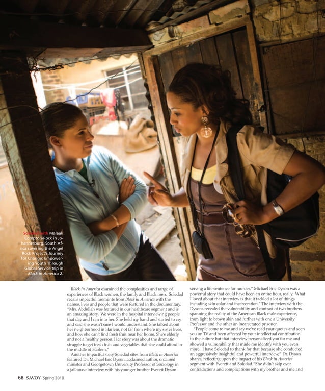 Soledad O'Brien Cover Story - Savoy Magazine by Edward Cates | PDF