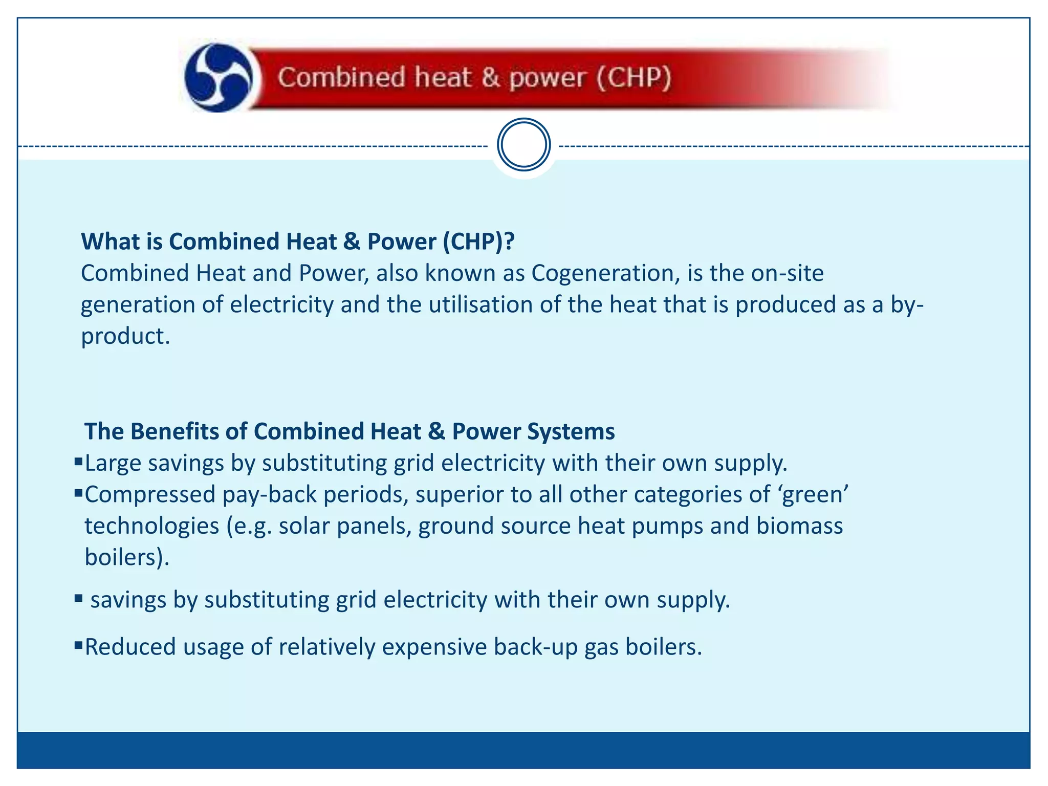 CHP Units from SAV Systems | PPT