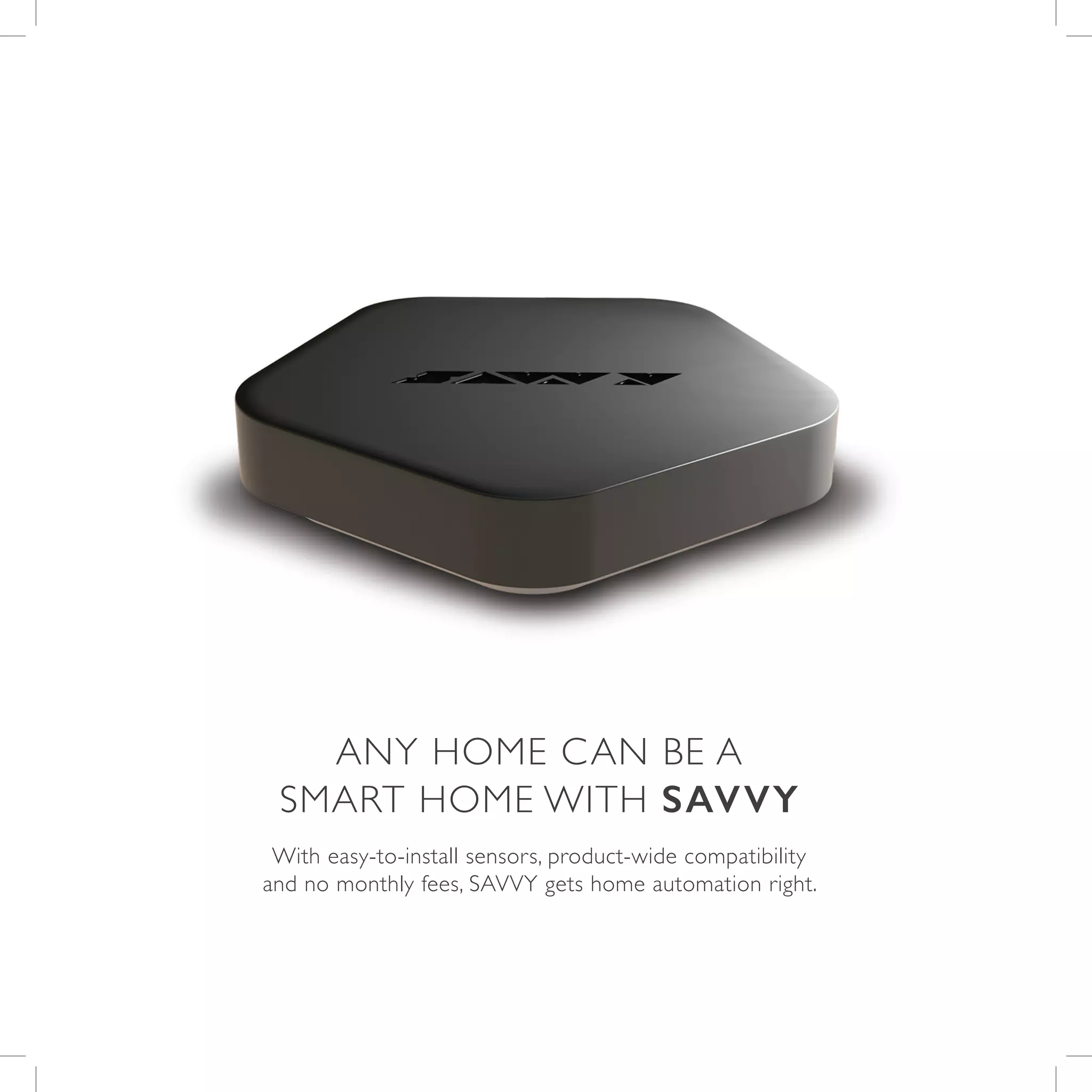 Smart home automation system - SAVVY smart solution | PDF | Smart Home ...