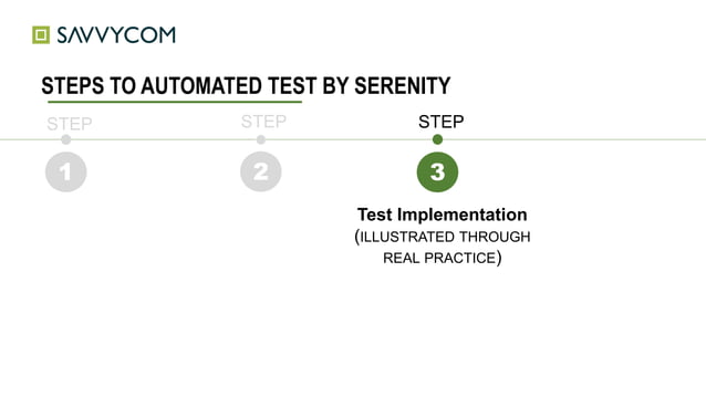 Serenity-BDD training | PPT