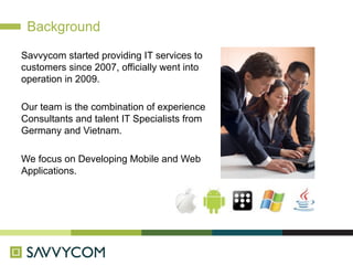 Savvycom - Your Web and Mobile Solution Partner! | PDF