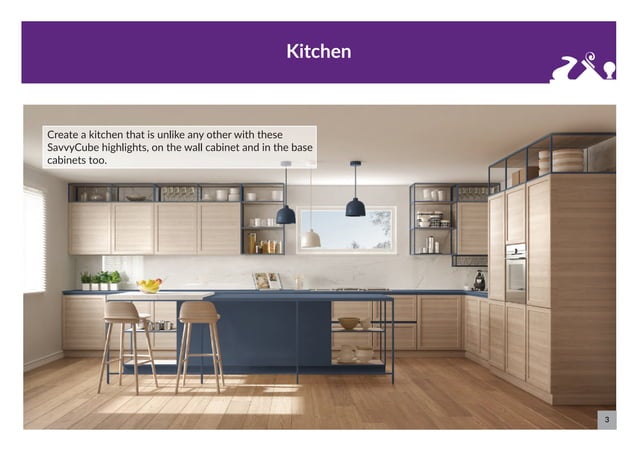 SavvyCube Brochure - Modular Kitchens | PDF