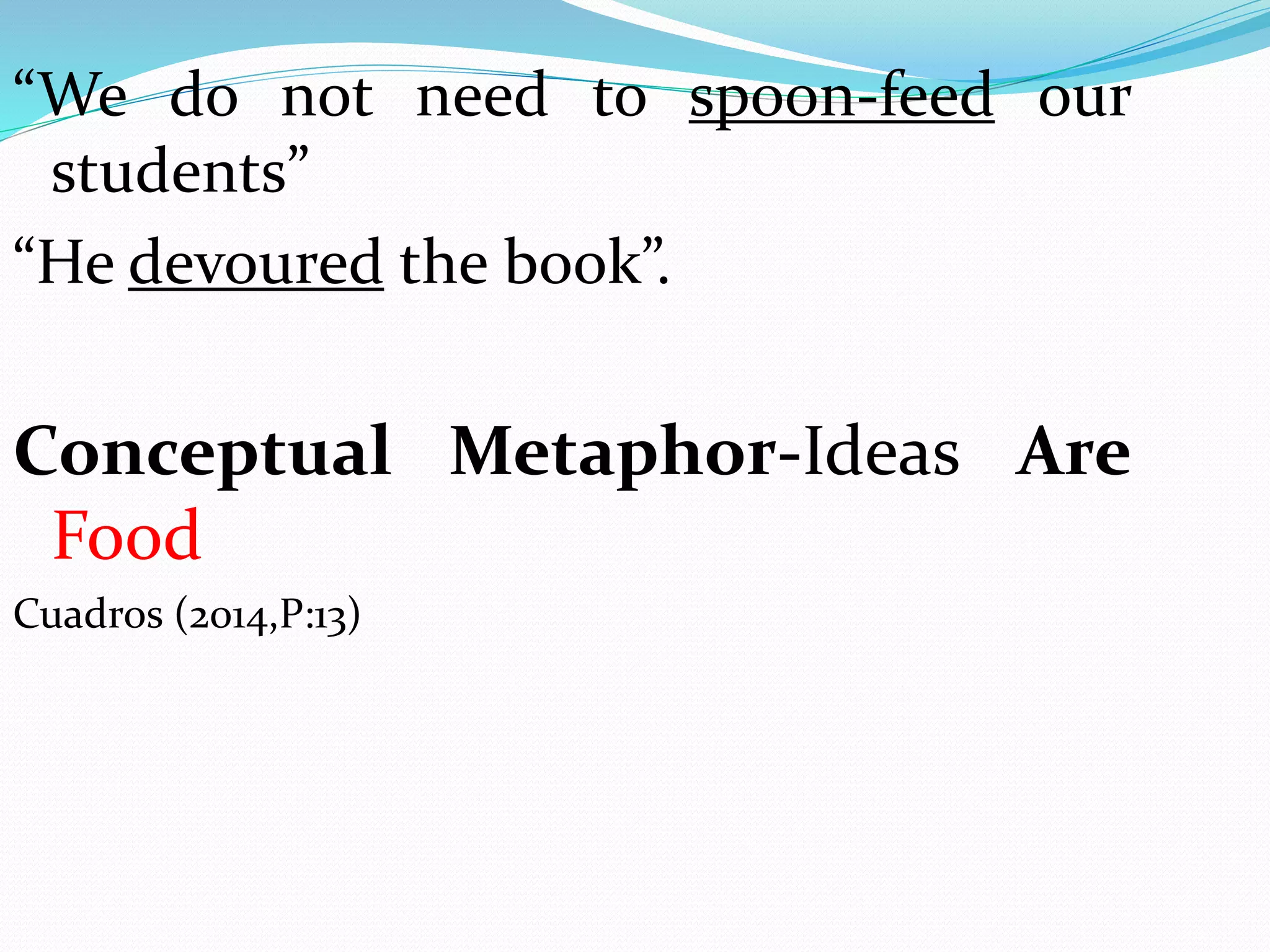 Metaphor & Idiom in EFL and ESL Teaching &Learning | PPT
