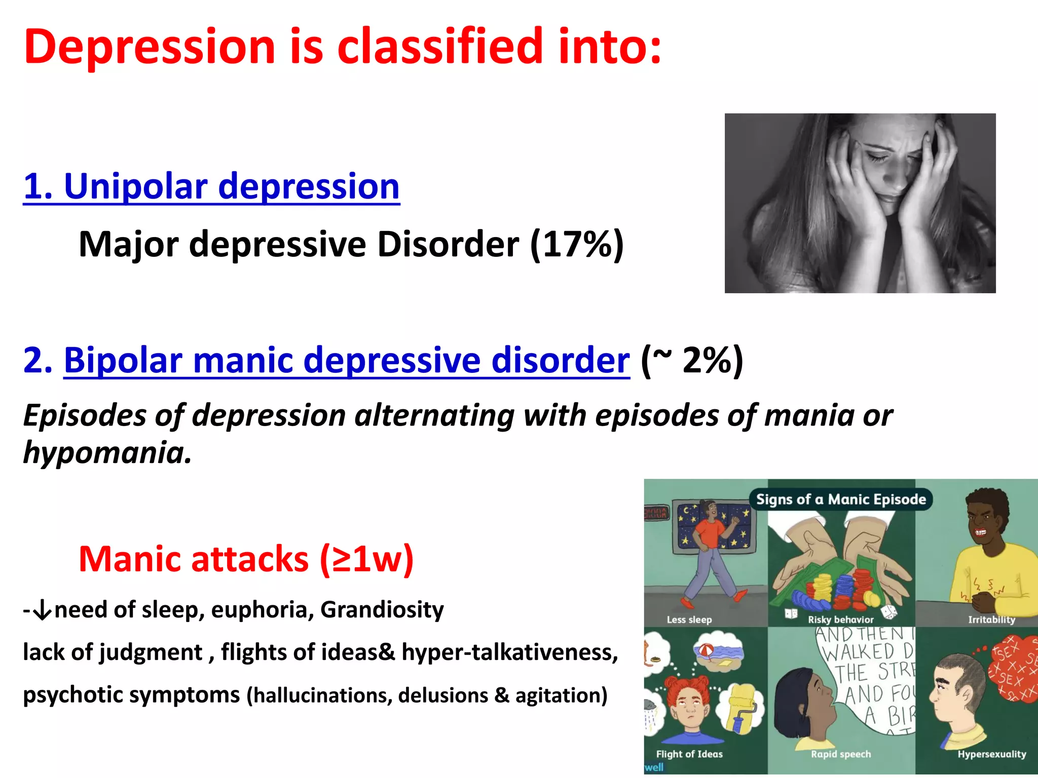 Classification of Antidepressants & “Diagnosis & Pathophysiology of ...