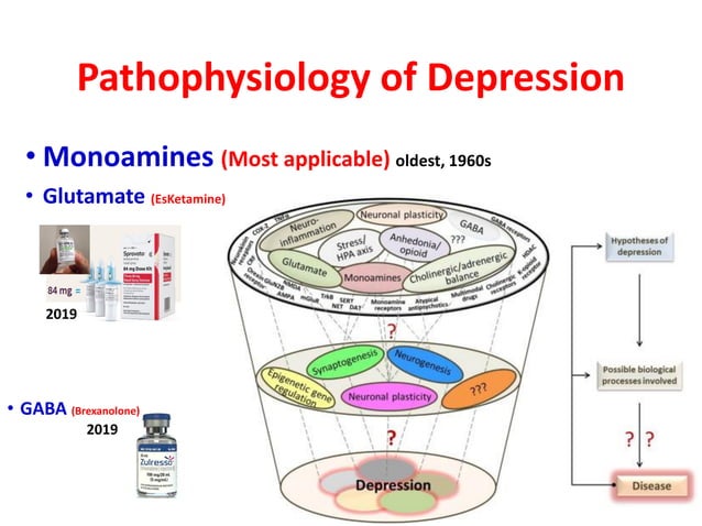 Classification of Antidepressants & “Diagnosis & Pathophysiology of ...