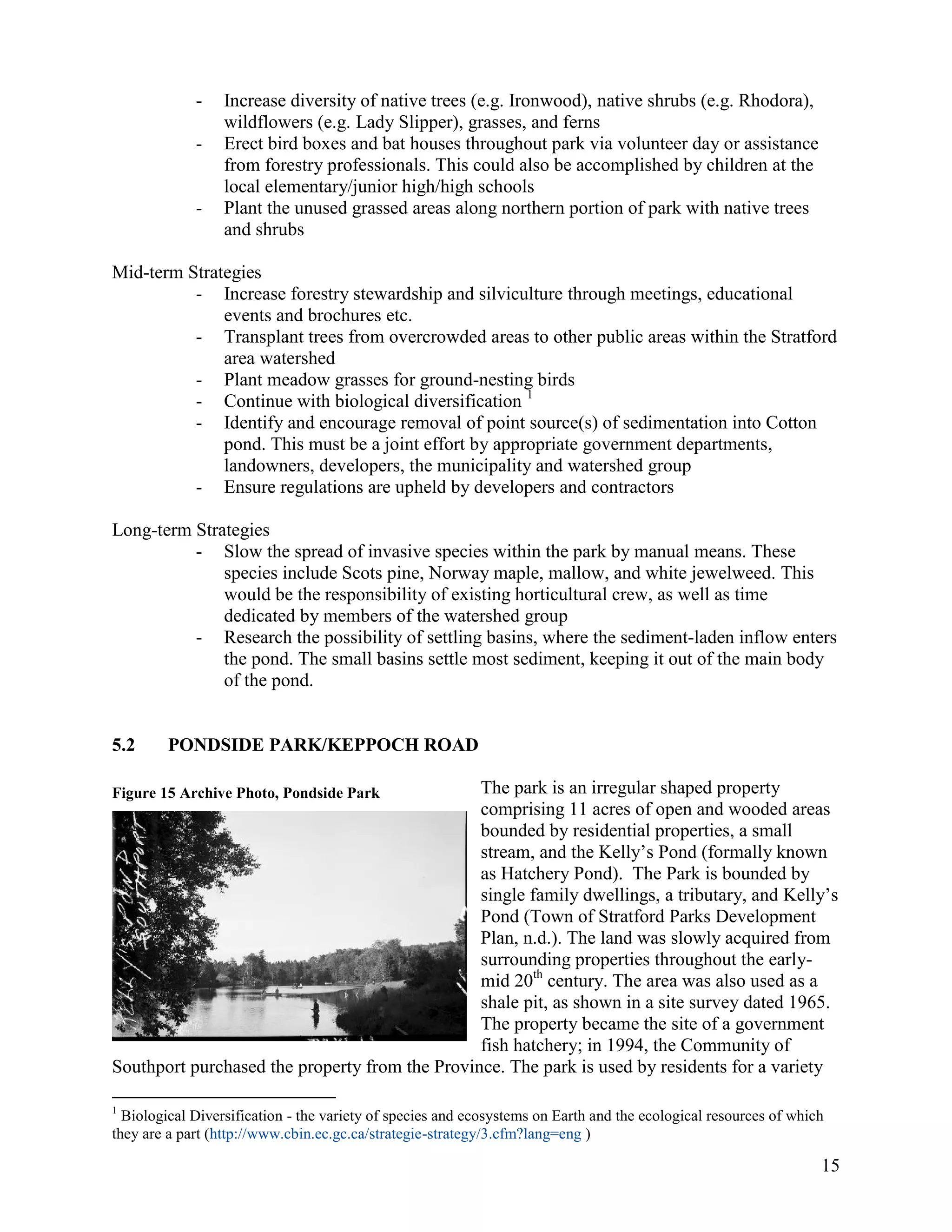 Stratford Area Watershed Improvement Plan | PDF