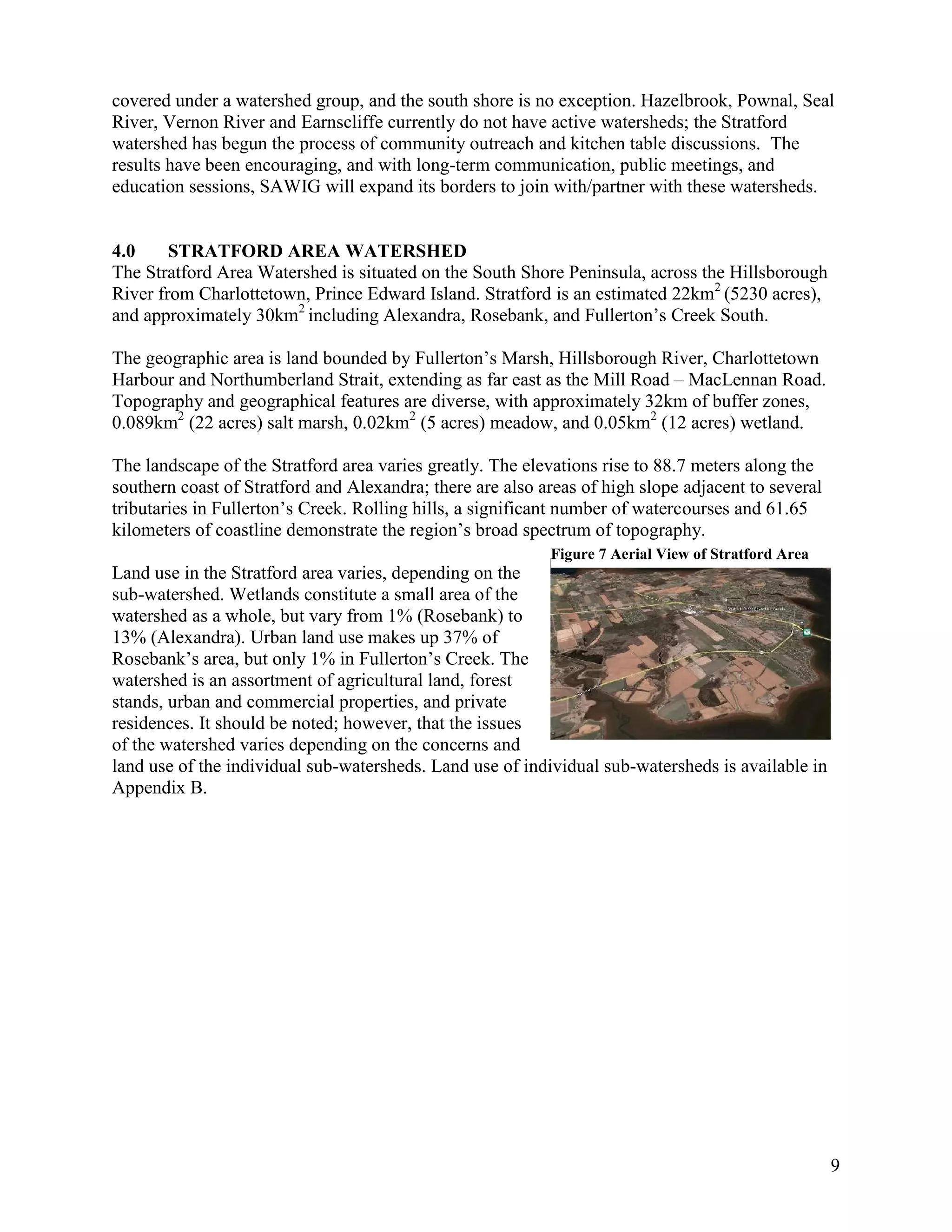 Stratford Area Watershed Improvement Plan | PDF