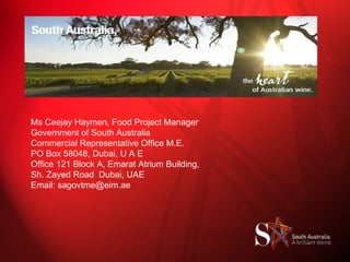 South Australian Wine Summary | PPT
