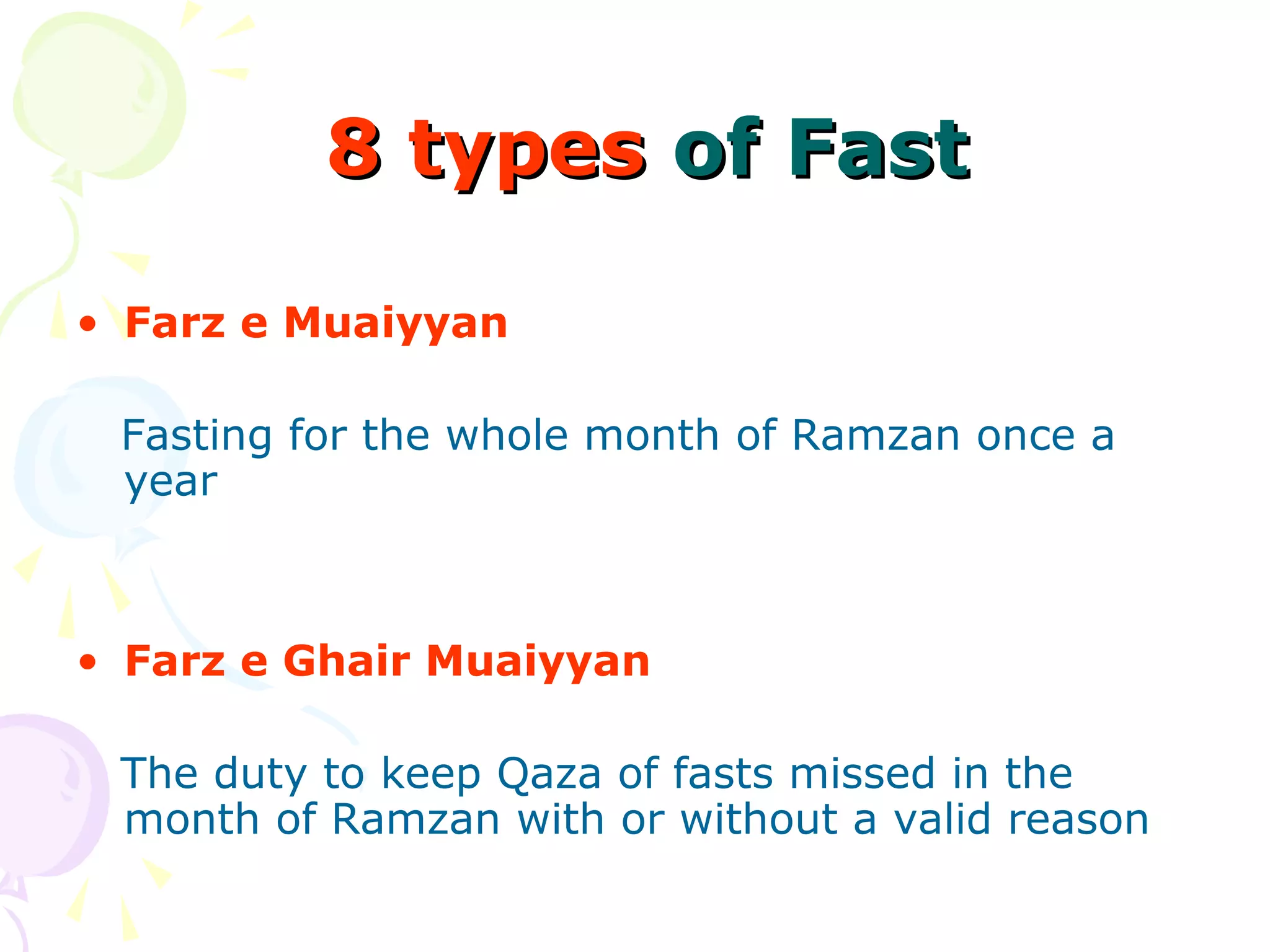 Sawm - the Islamic fast | PPS